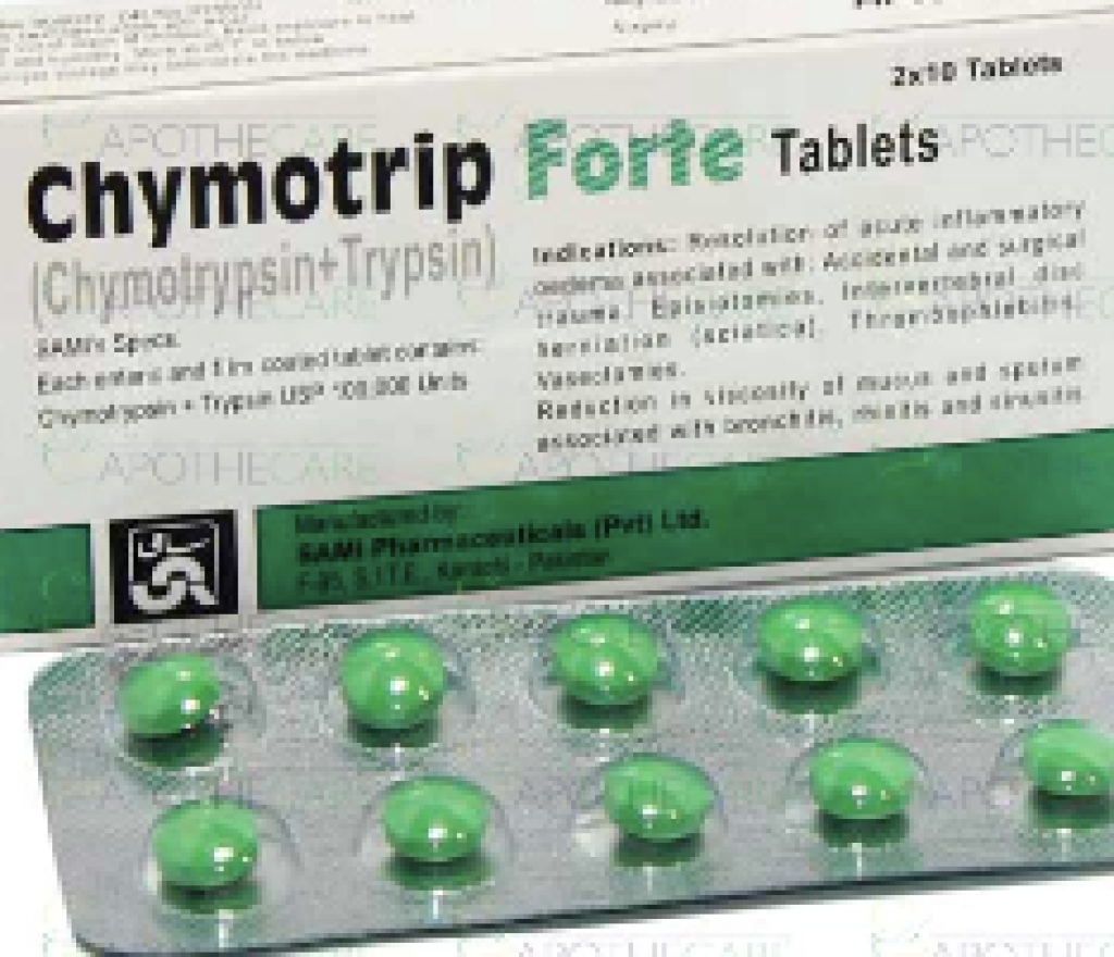 Buy Original Chymotrip Forte 1/6MG Tab German in Pakistan - Homeopathic ...