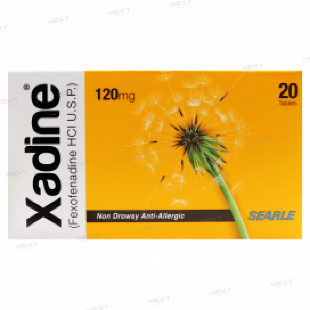 Buy Original Xadine 120MG Tab German in Pakistan - Homeopathic Medicine ...